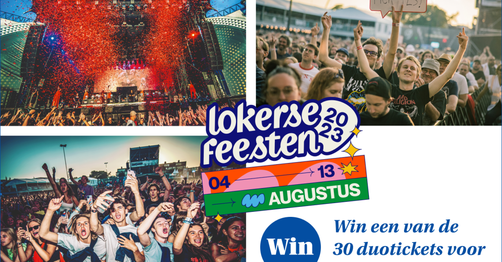Win een duoticket voor Lokerse Feesten
