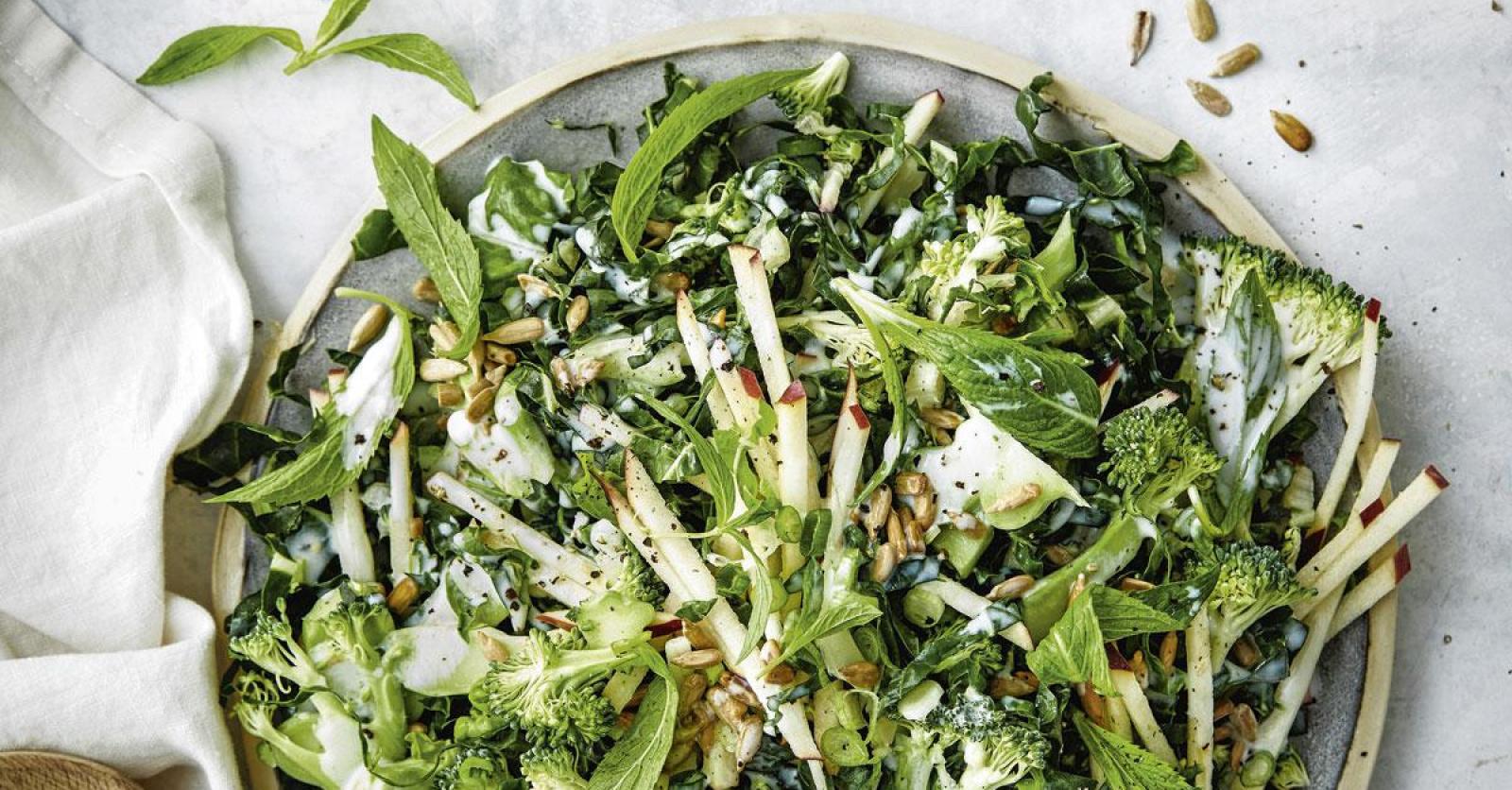 Salade de blettes et brocolis aux pommes - Plus Magazine