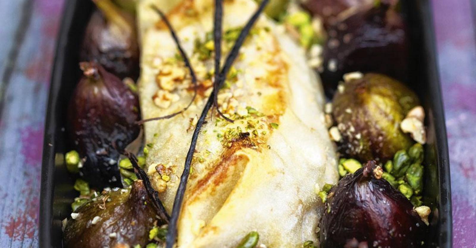 LAMSFILET IN FILODEEG MET GEBAKKEN VIJGEN (Voor 4 personen) - Plus Magazine