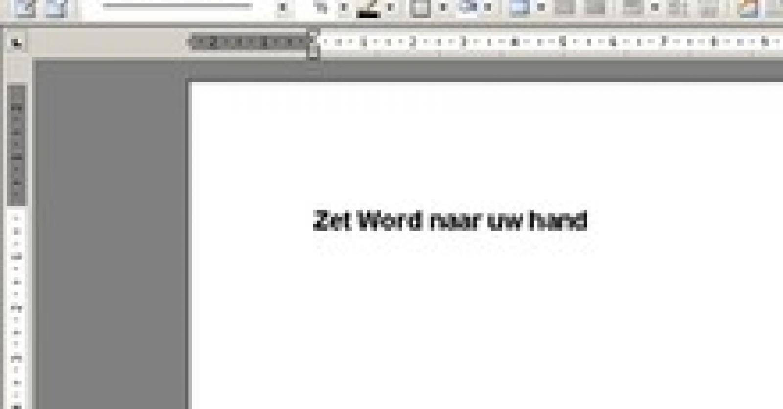 Zo zet u Word naar uw hand - Plus Magazine