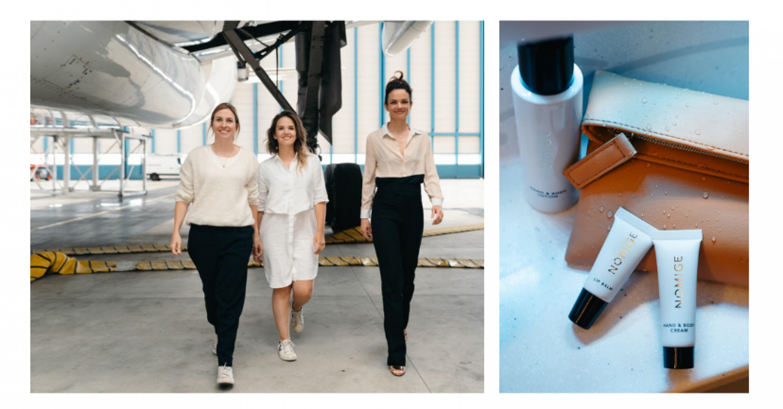 3 créatrices belges ont conçu une trousse de voyage pour Brussels Airlines