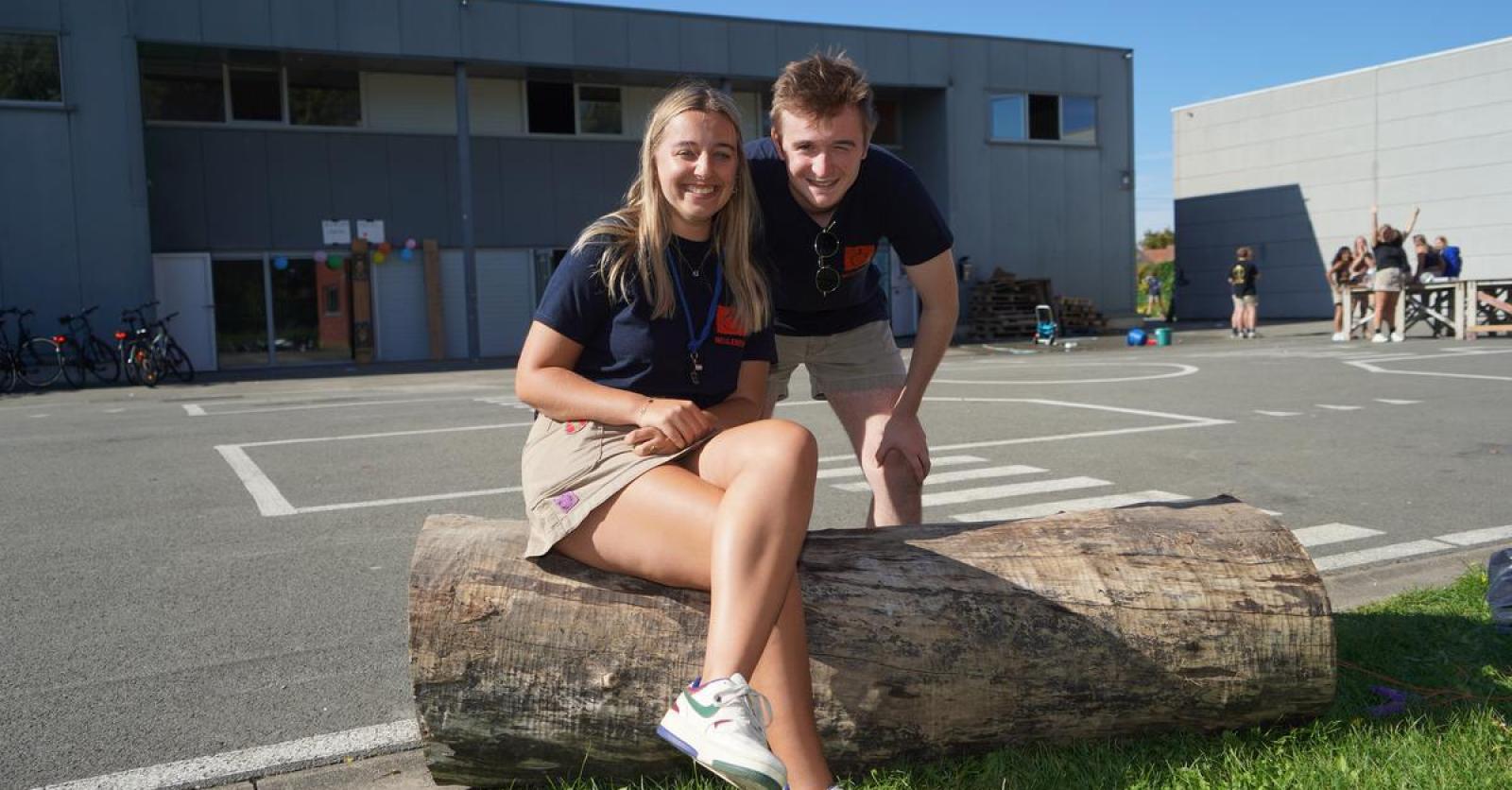 Lisa en Noah zijn de nieuwe hoofdleiders van Chiro Meulebeke - KW.be