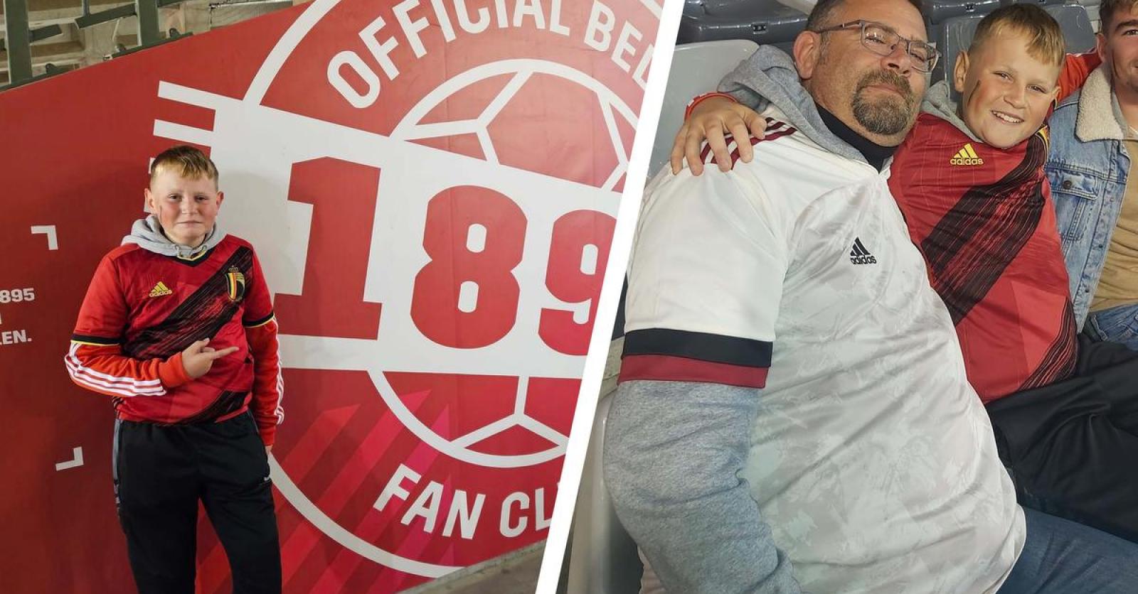 Franck (48) en zoon Hugo (13) zaten in Koning Boudewijnstadion tijdens ...