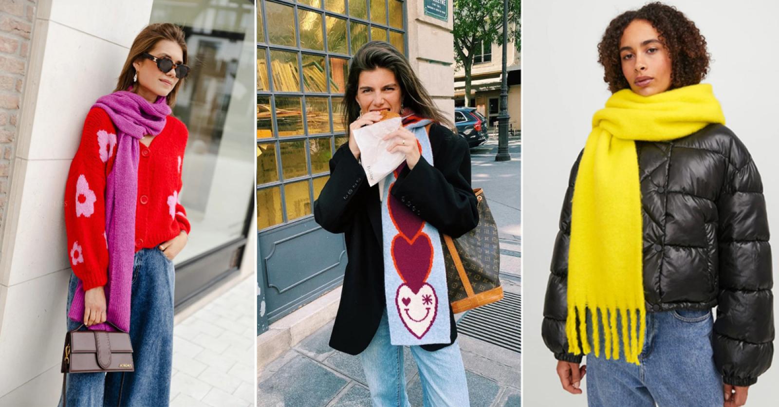 Sjaals: 9 kleurrijke exemplaren voor op grijze dagen als deze