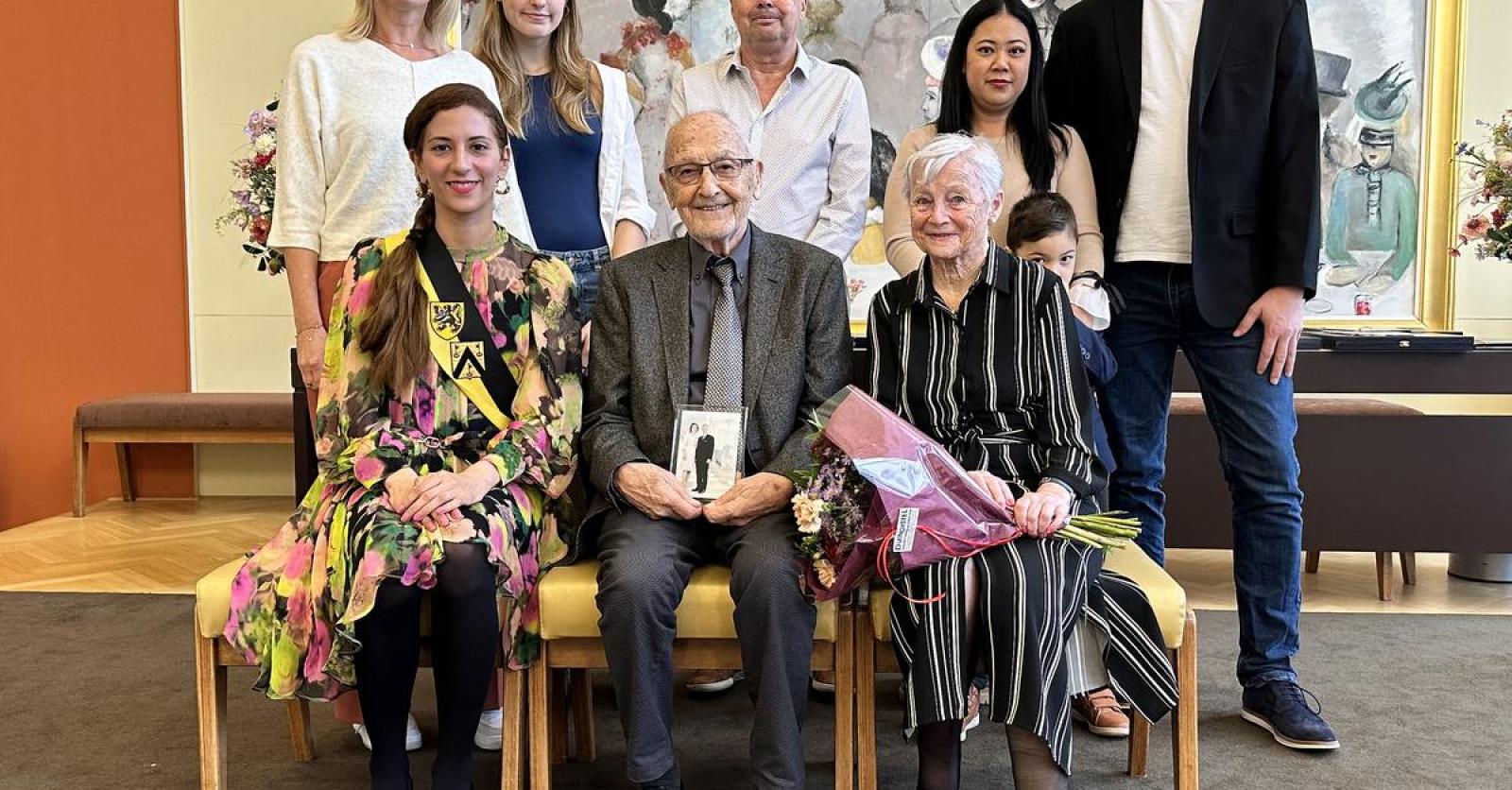 Fernand Vandenberghe en Yvonne Cools zijn 70 jaar getrouwd - KW.be