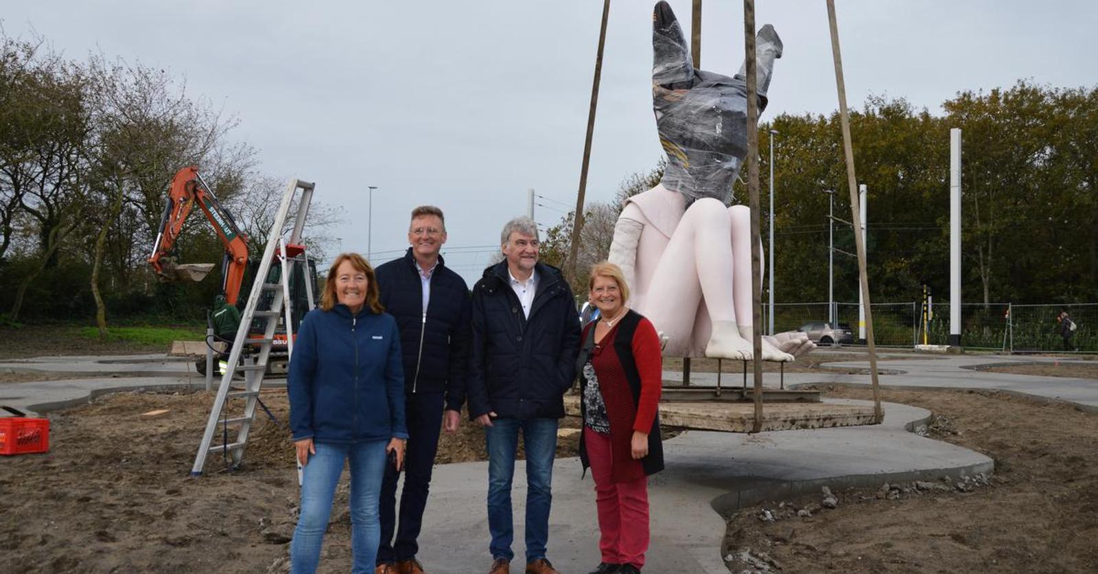 Kunstwerk ‘Benjamin’ komt thuis in voormalig dierenparkje in Wenduine ...