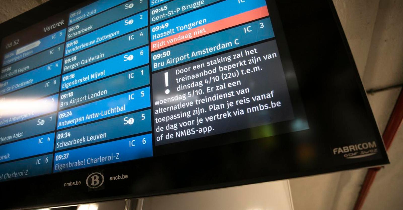 Spoorstakingen in november en december, directies NMBS noemen staking ...