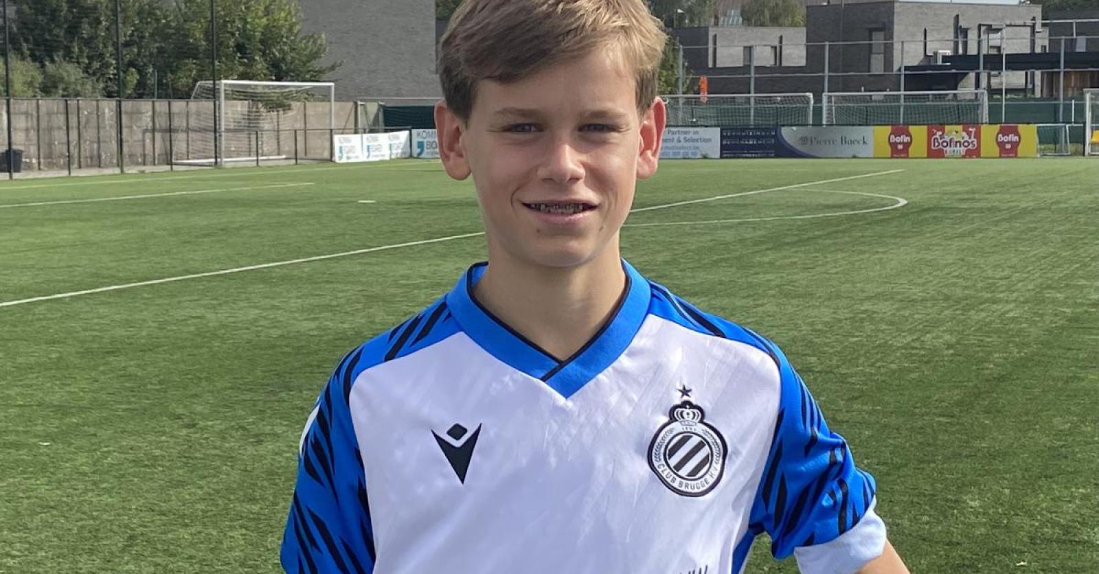 Emiel (15) tekent profcontract bij Club Brugge - KW.be