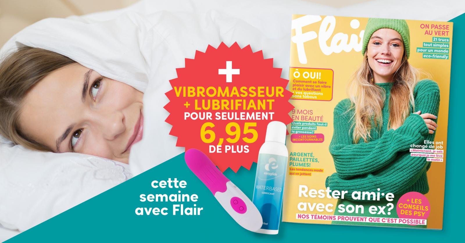 VIBRO + LUBRIFIANT pour seulement 6,95€ de plus