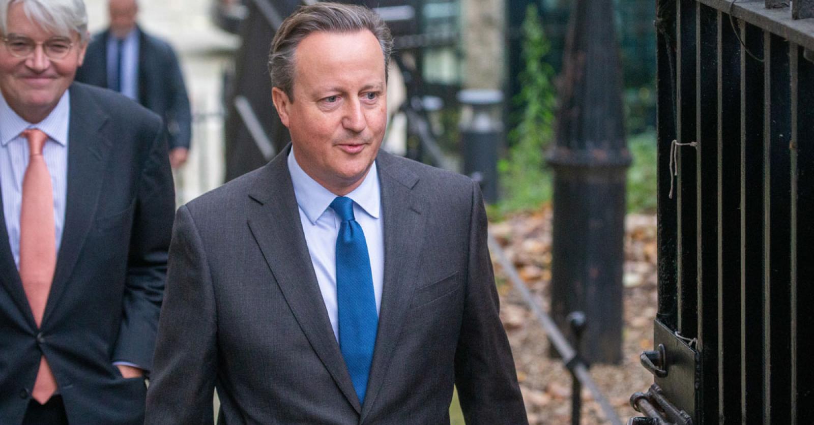 'Terugkeer van David Cameron was zeker onverwacht, maar ook begrijpelijk'