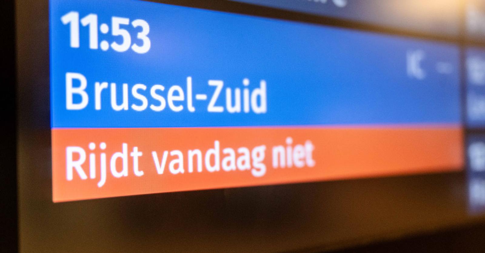 Spoorbonden dienen aanzegging in voor vijf stakingsdagen eind januari