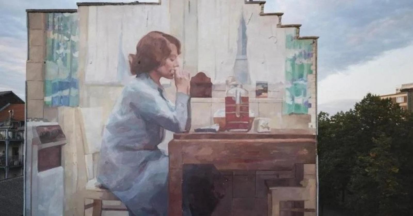 BRUXELLES: cette fresque permettra bientôt de regarder gratuitement un ...