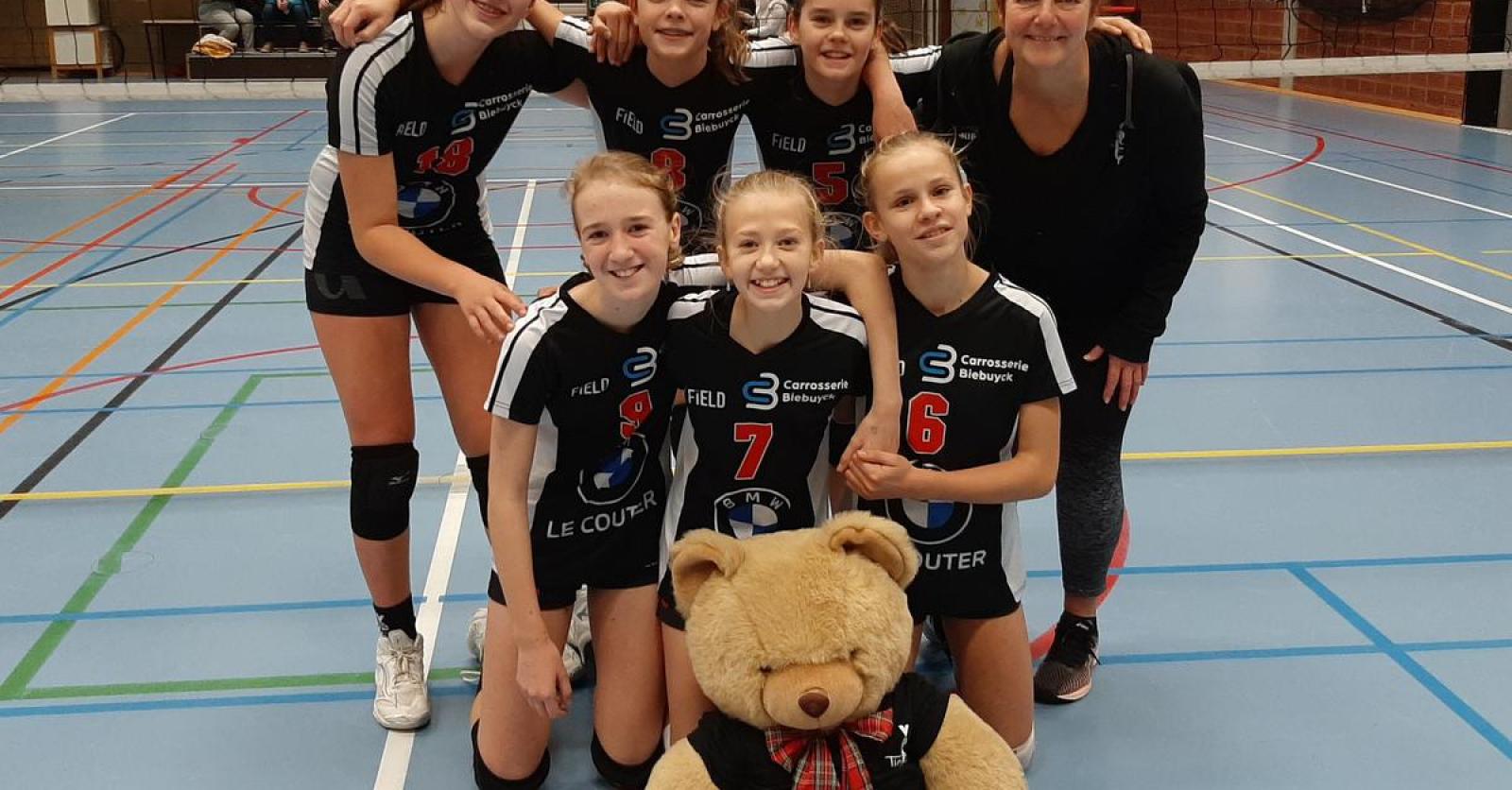 De U13 van Tievolley Tielt - KW.be