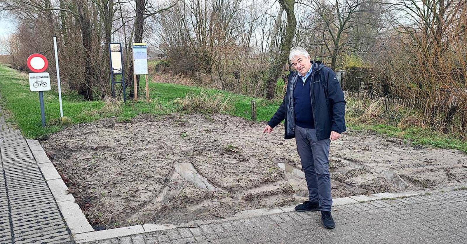 Frontzate wordt verlegd nabij KTA Diksmuide en wekt wrevel van lokale N ...