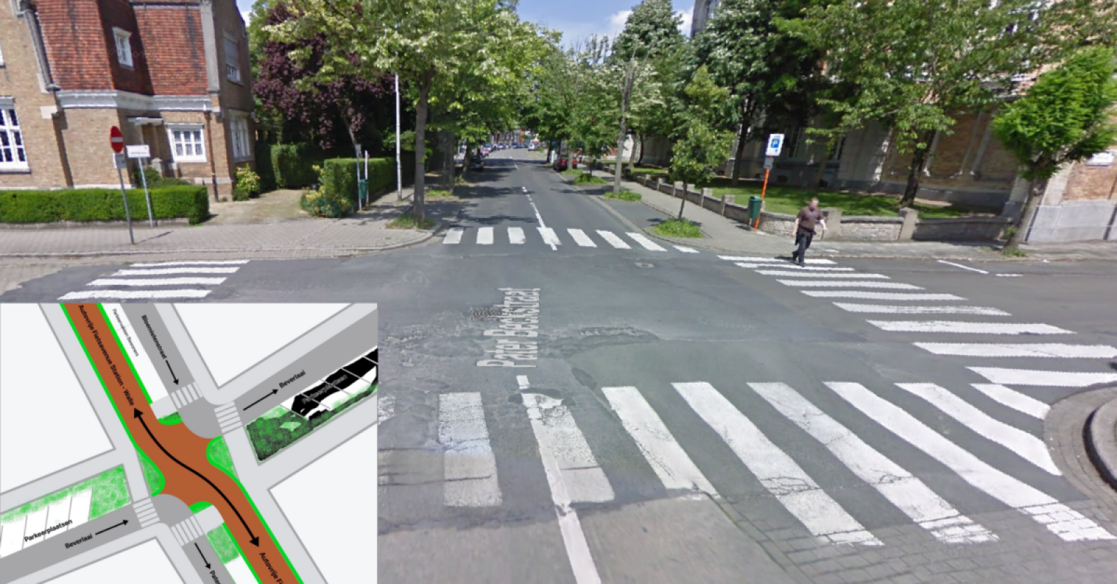 Fietsersbond pleit voor autovrije fietsavenue van station richting Walle en Hoog Kortrijk - KW.be