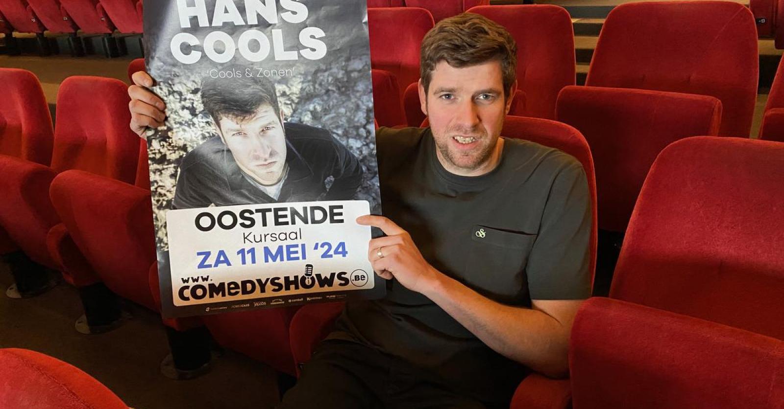 Hans Cools (36) staat eerste keer solo in Kursaal Oostende: “Als ik ...