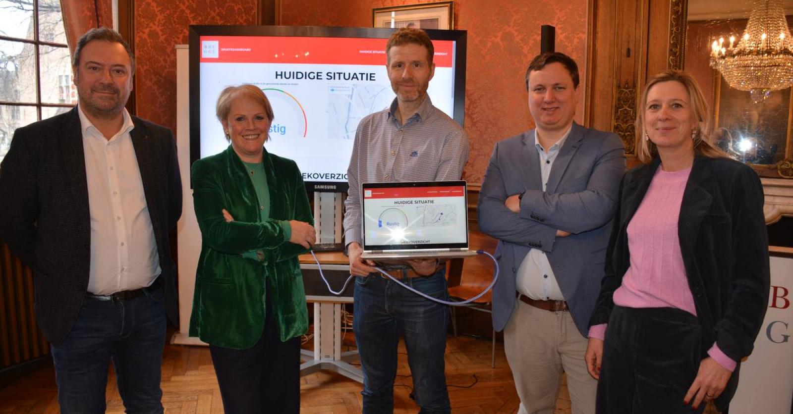 ‘Open dashboard’ toont drukte in en rond Brugse winkelstraten - KW.be