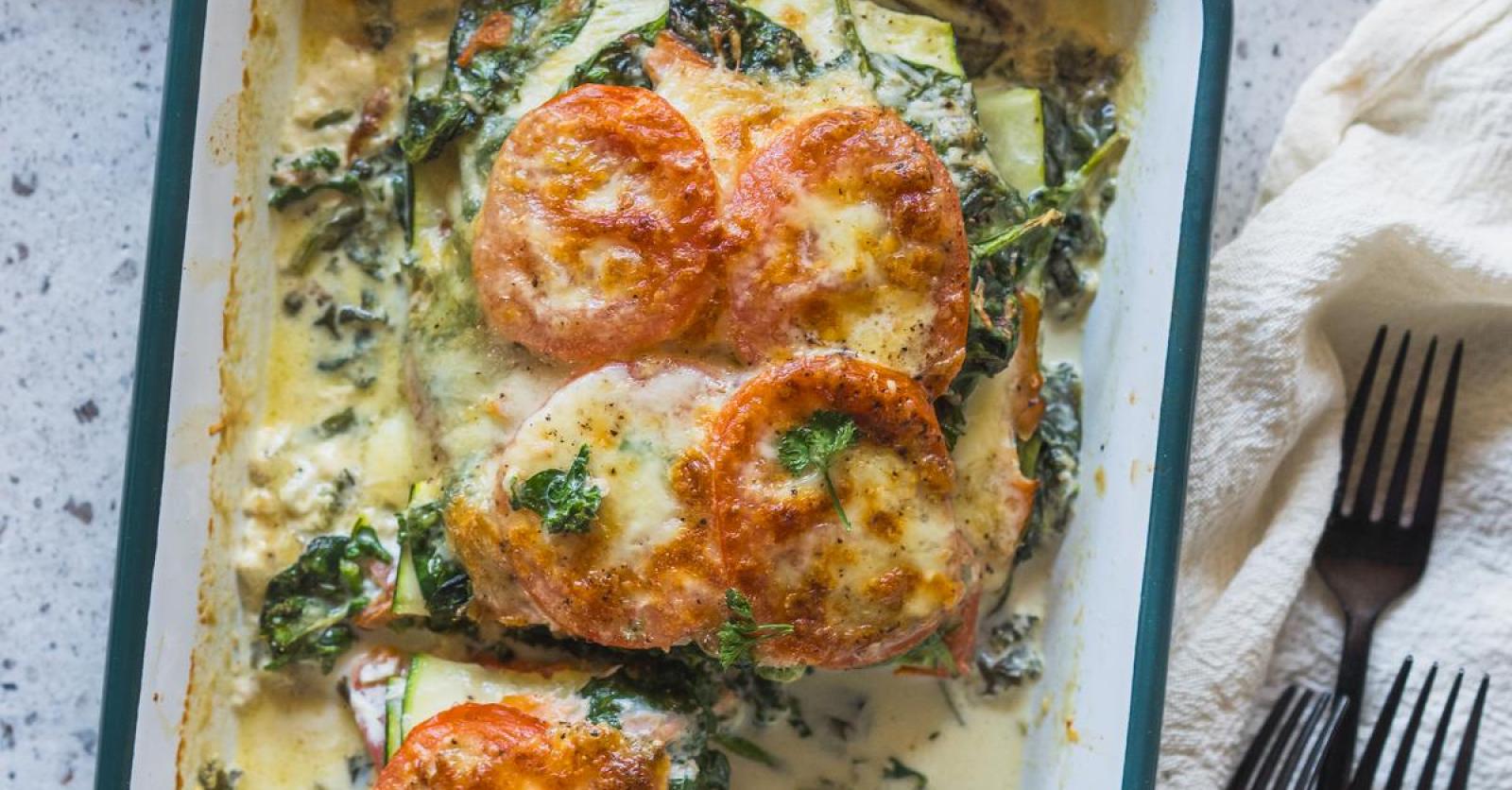 Snijbiet zalm lasagne