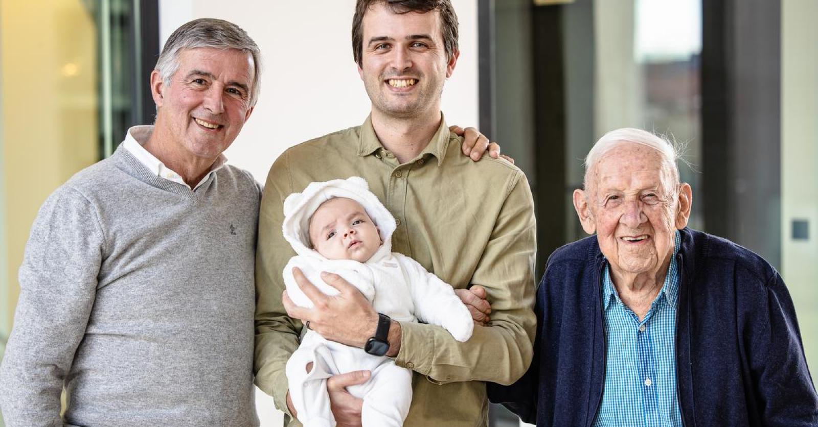 Vier generaties op een rij in Brugge: van Pierre-Paul tot Luca - KW.be