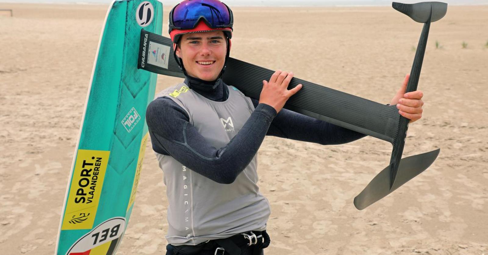 Daan Baute begint aan nieuw internationaal seizoen kitesurfen - KW.be