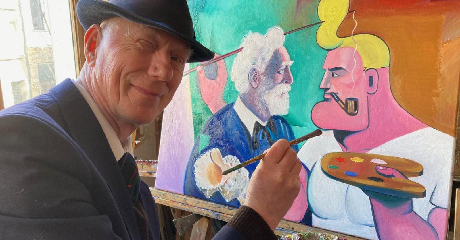 Herr Seele werkt aan reeks Ensoriaanse kunstwerken: “Kama en ik zien ...