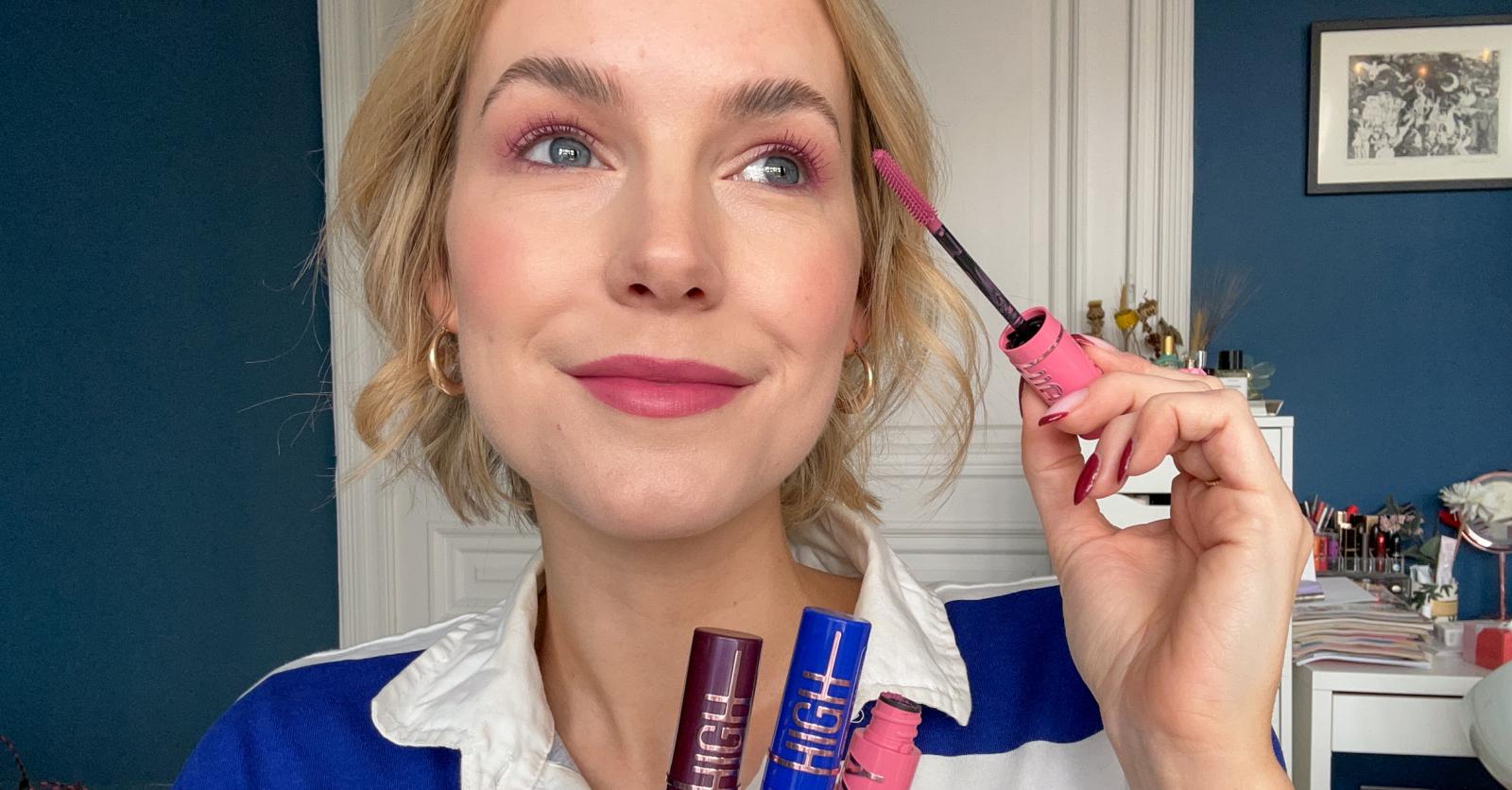 Uitgetest: Maybelline Sky High Mascara in het roze, blauw en paars