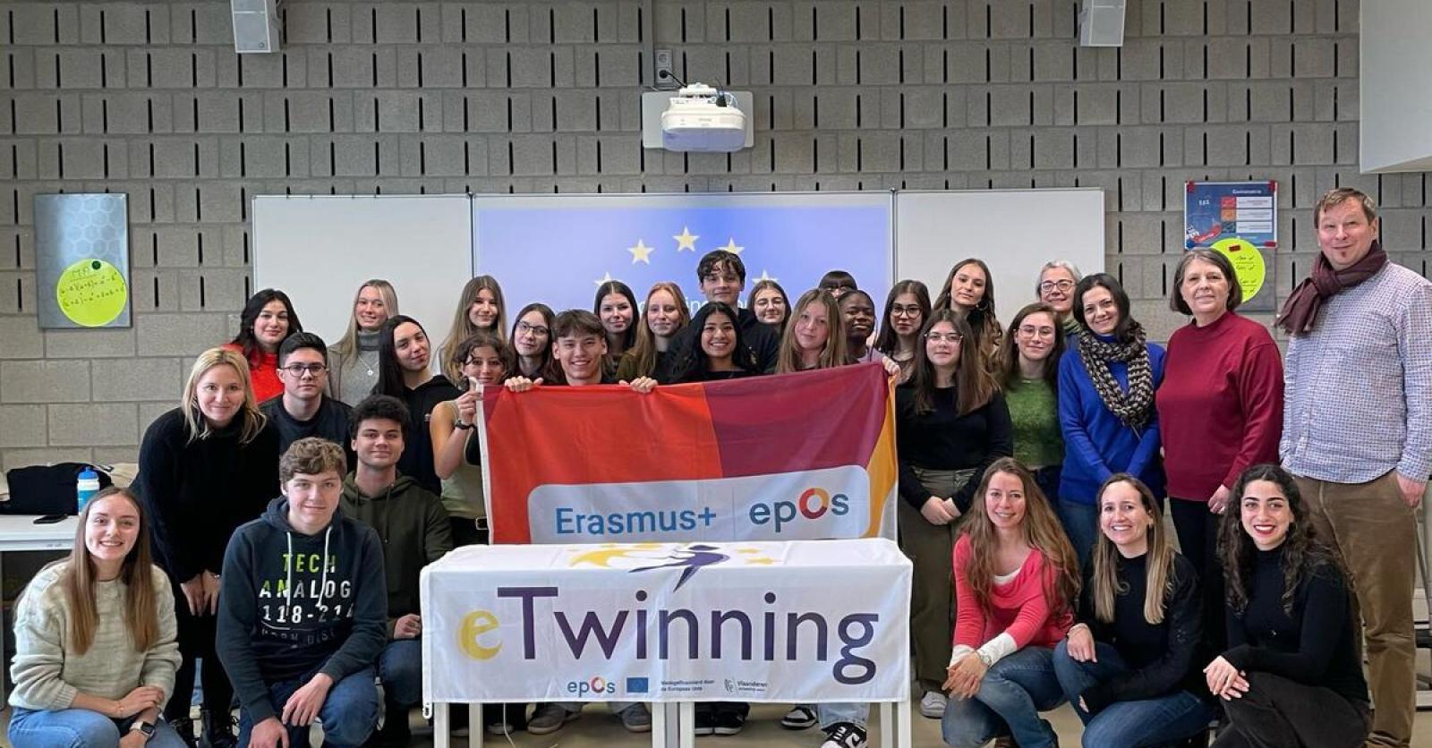 Weer internationaal bezoek bij GO! Athena - KW.be