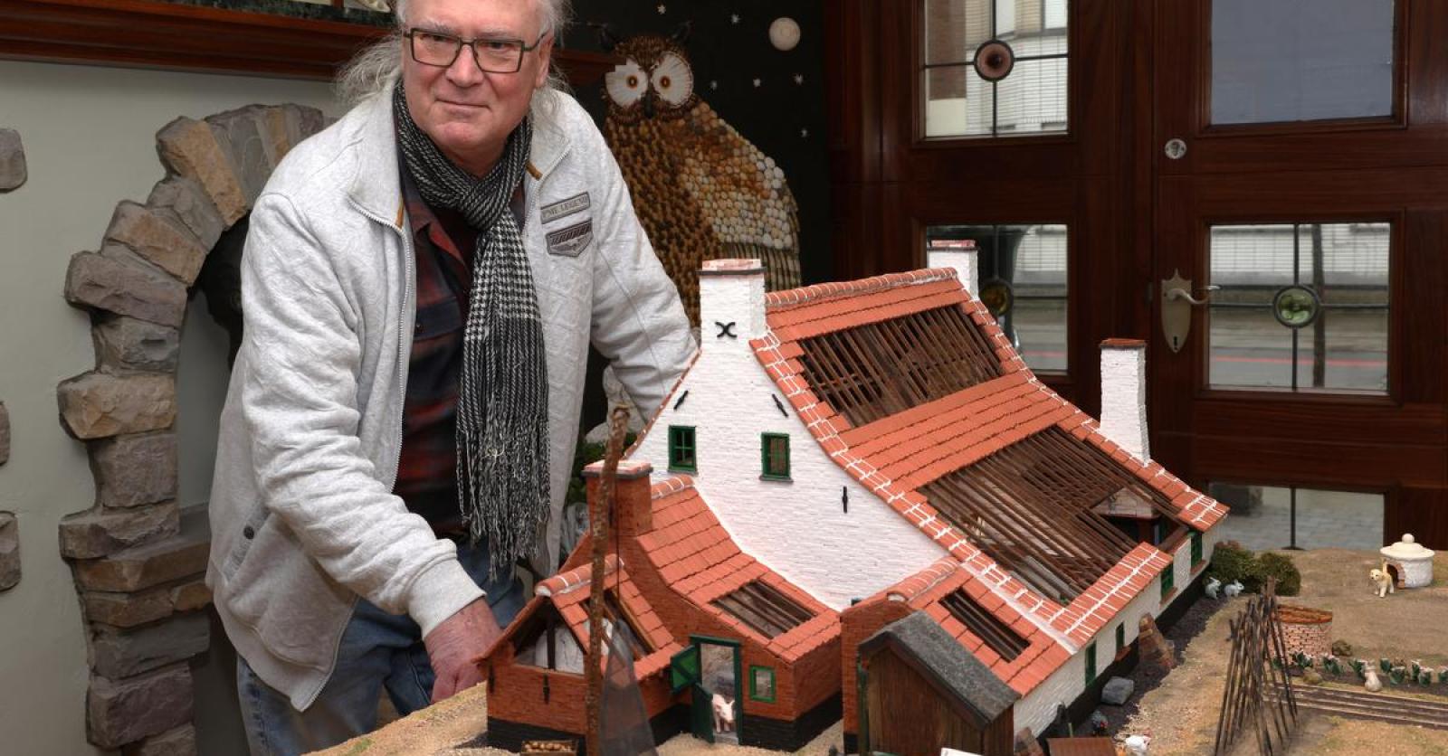 Daniel illustreert lokale vissersleven met maquettes - KW.be