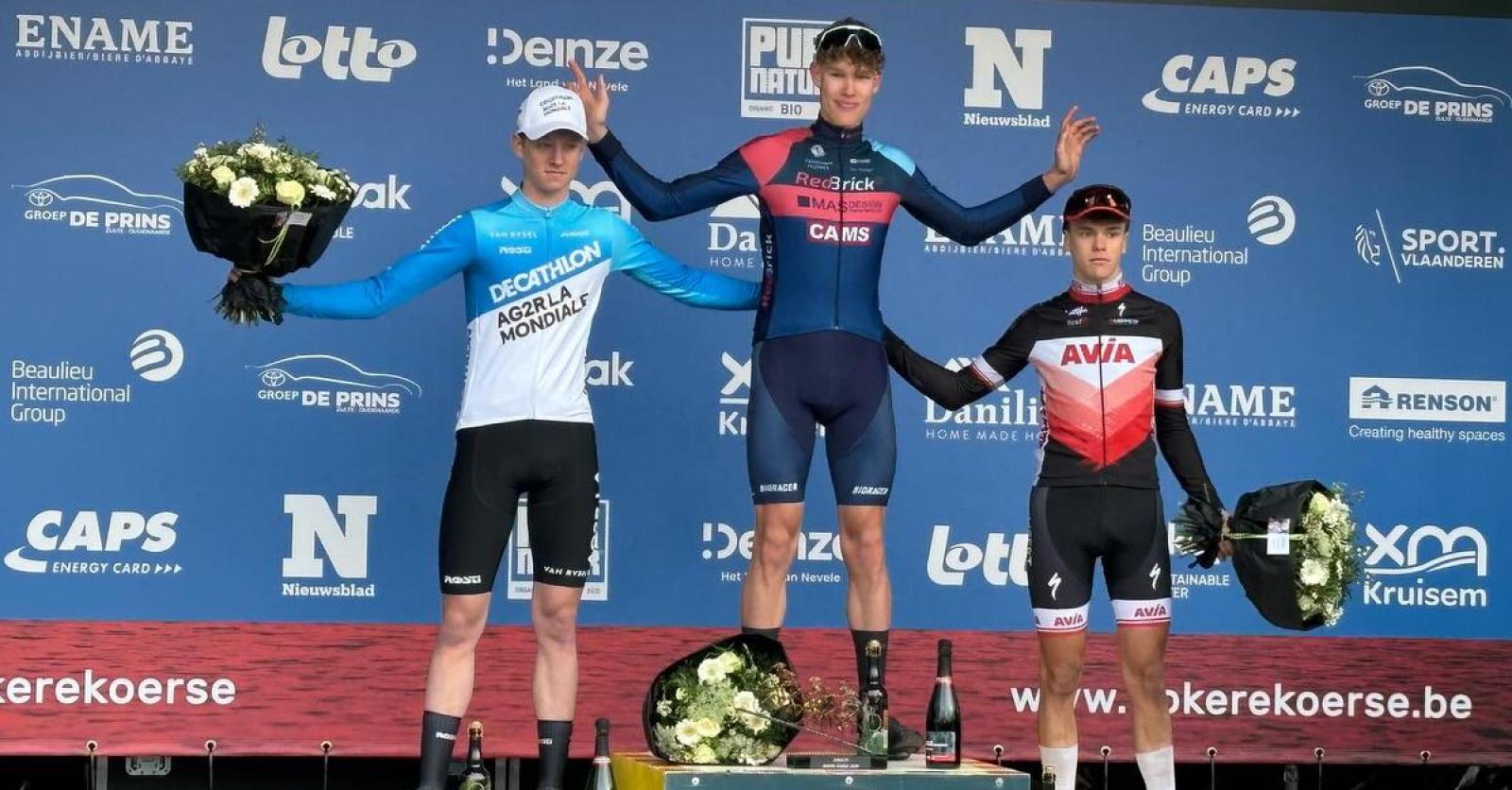 Xander Scheldeman uit Ardooie tweede in Nokere Koers - KW.be