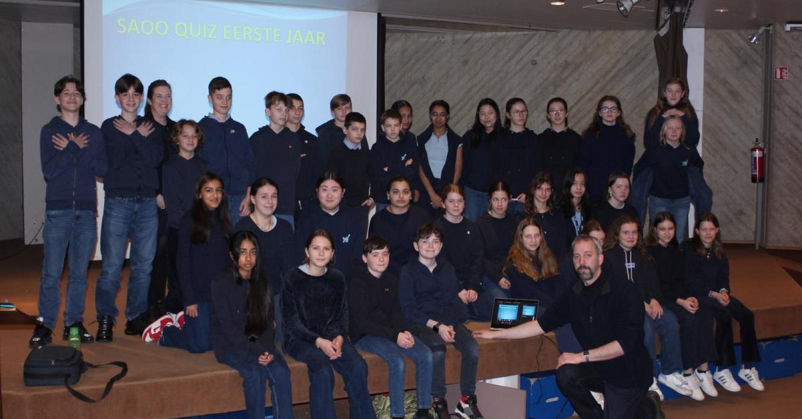 Klasuurquiz houdt eerstejaars van Sint-Andreas scherp - KW.be