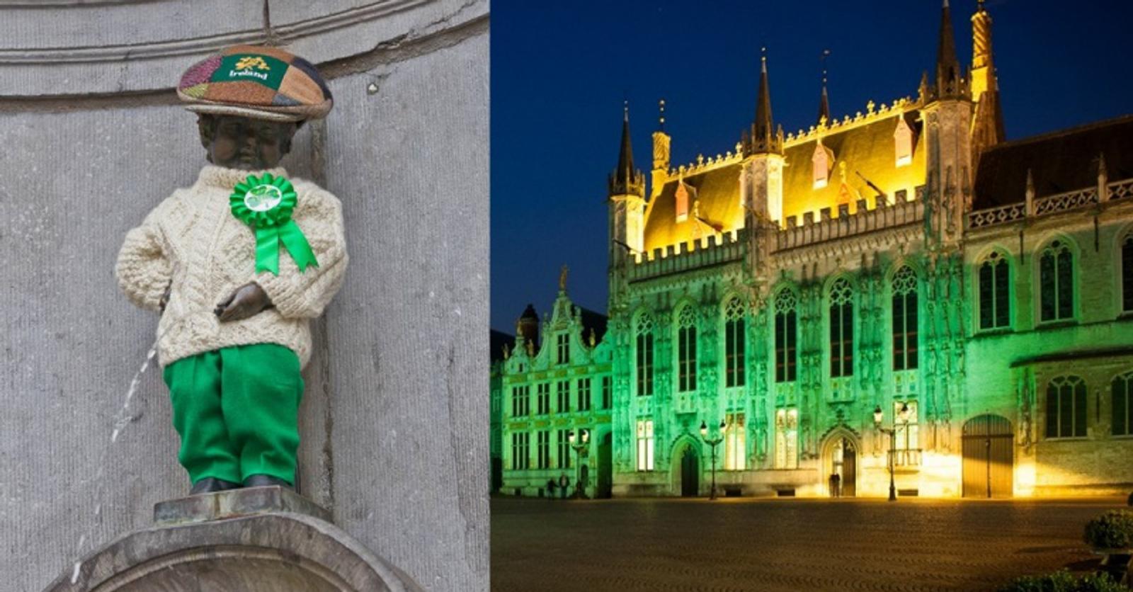 Saint-Patrick : la Belgique se met aussi au vert