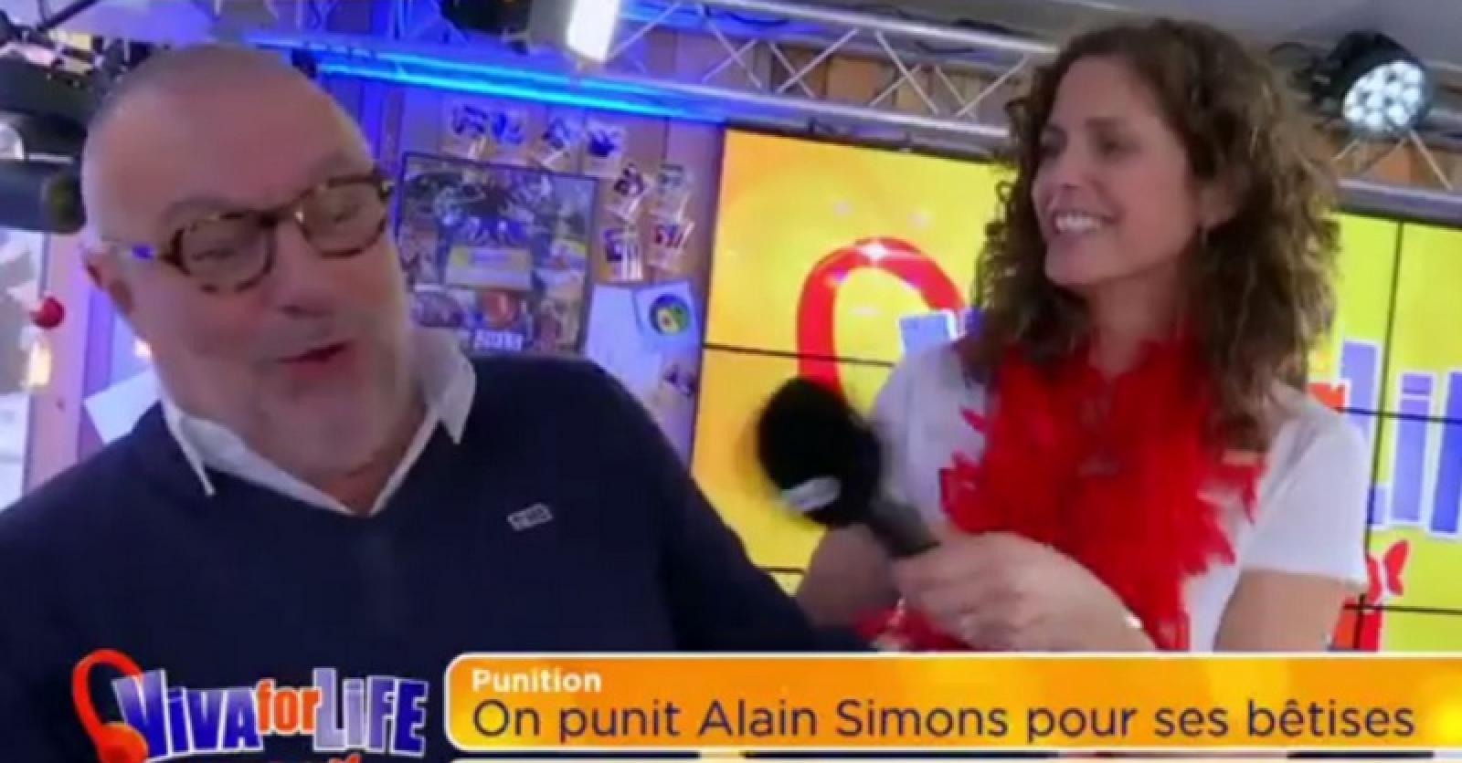 [Viva for Life] Après un lapsus, Alain Simons «corrigé» par Sara De ...
