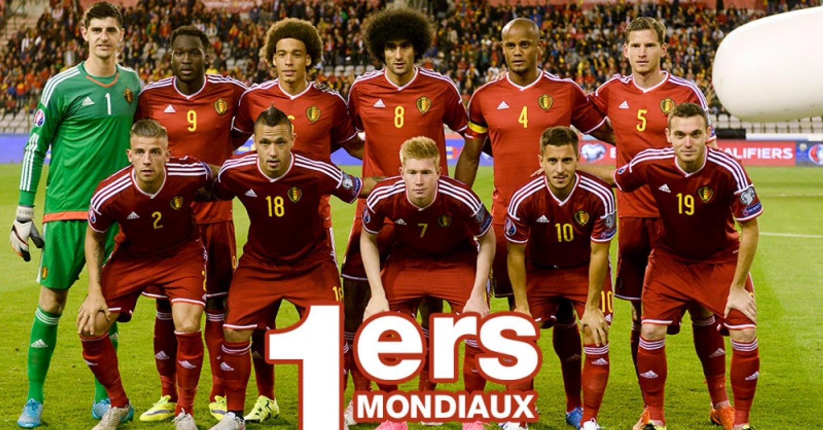 C'est aujourd'hui officiel : les Diables Rouges sont n° 1 du classement ...