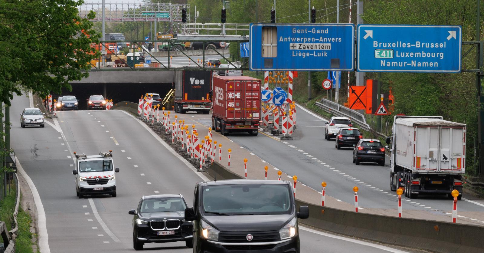 Travaux au carrefour Léonard: une (petite) solution temporaire trouvée