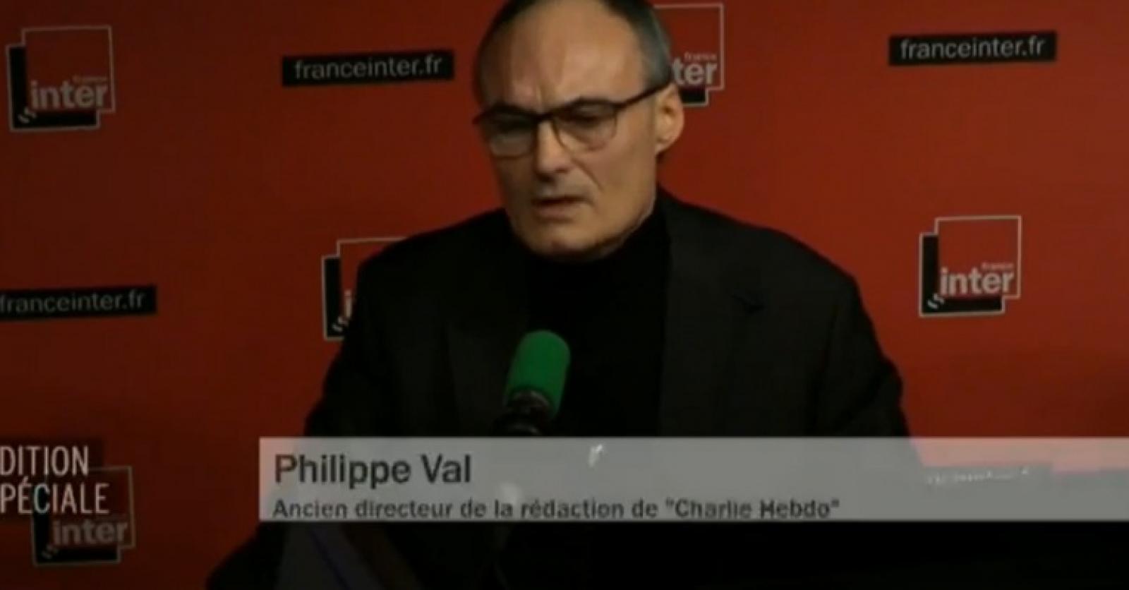 Philippe Val en larmes : «J'ai perdu tous mes amis» (vidéo)