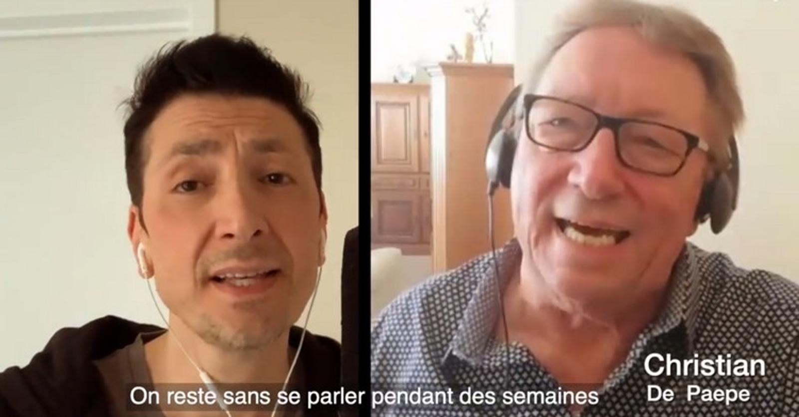 Christian De Paepe chante en italien pour la bonne cause
