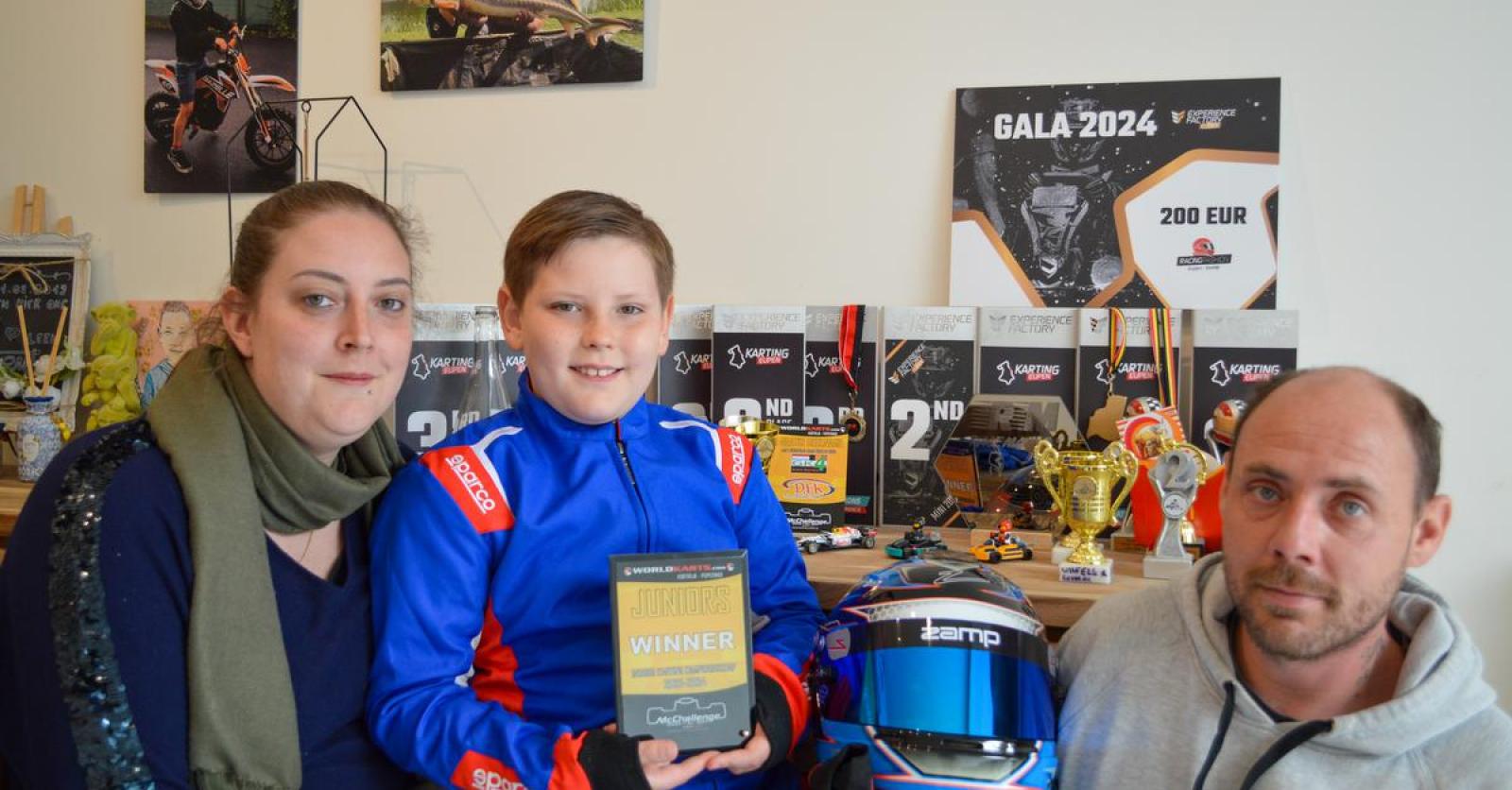 Miklo Carlier (9) is de Kinderkrak van Harelbeke: “Piloot in de Formule ...