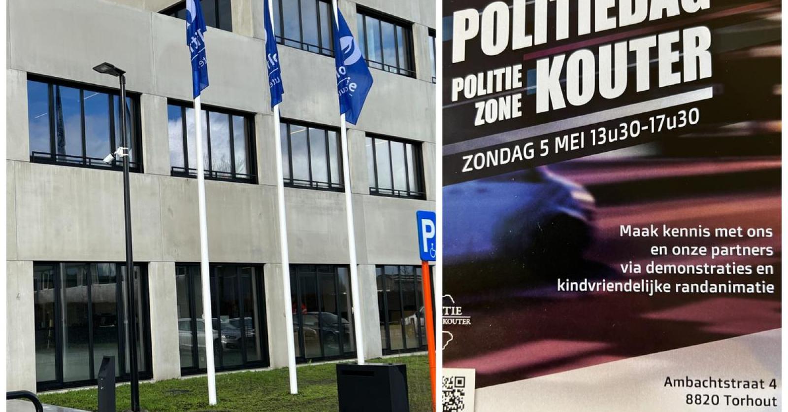 Politie Kouter houdt grote politiedag aan gloednieuw gebouw: "Heus ...