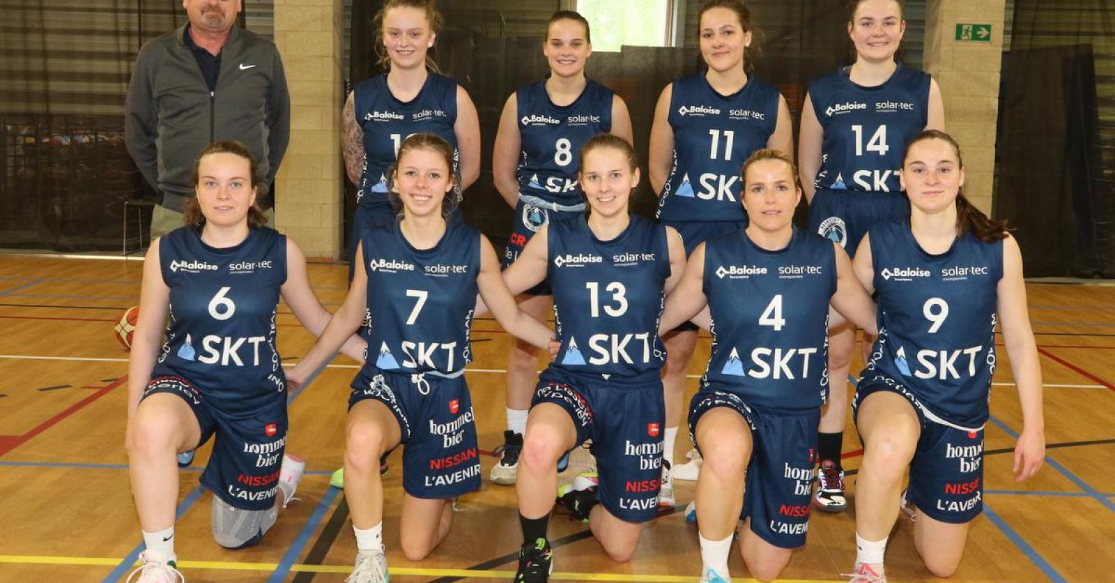 Dames van Basket SKT Ieper Two prijken op vijfde plaats - KW.be