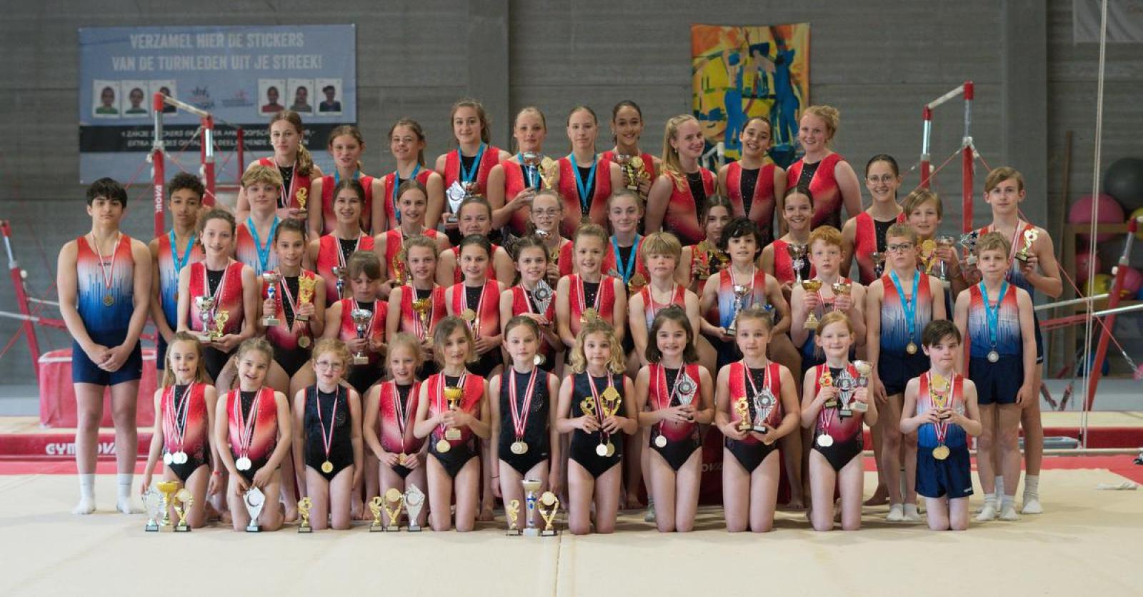 Heel wat medailles voor Turnkring Vlamertinge - KW.be