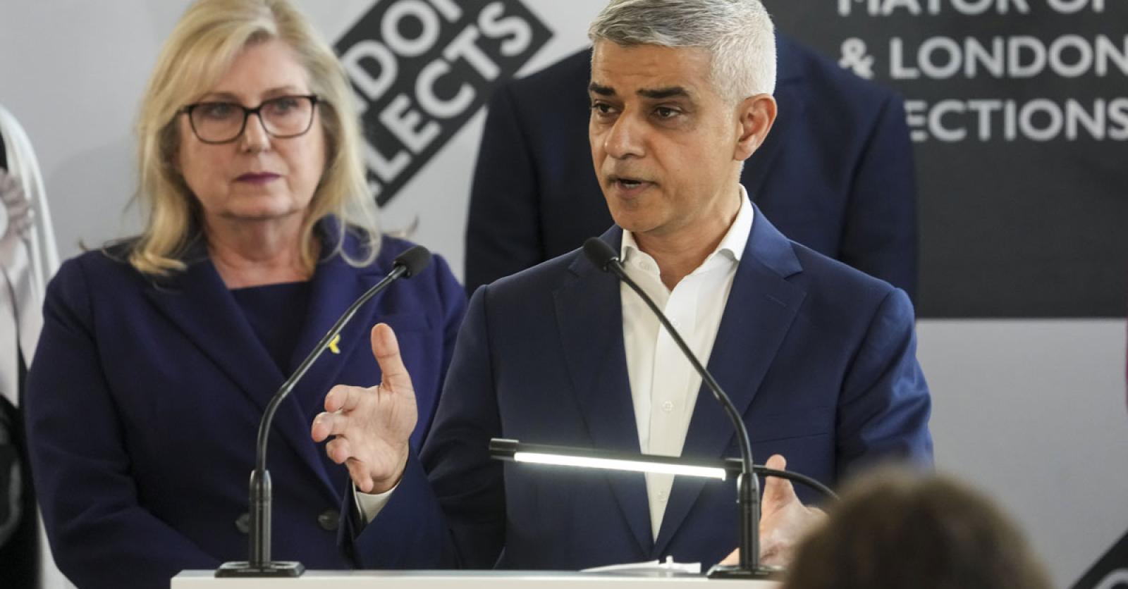 Sadiq Khan voor derde keer op rij verkozen als burgemeester van Londen