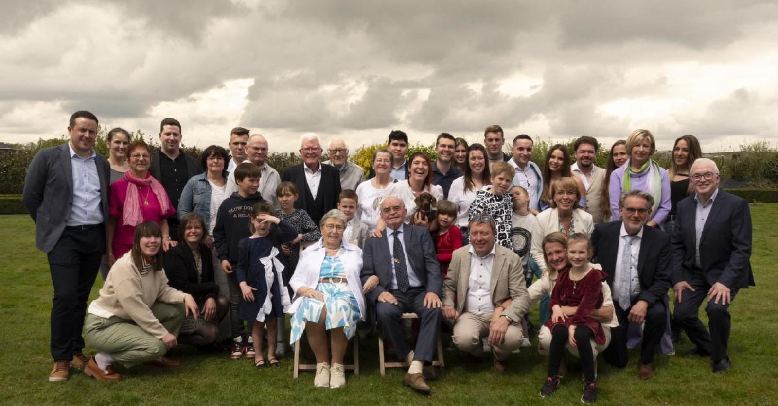 Briljanten feest voor Daniël Kesteleyn en Hilde Aernout uit Vlamertinge ...