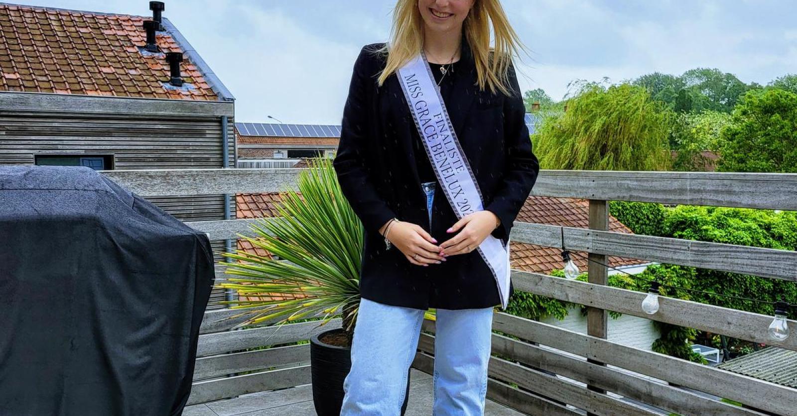Manon Verbrugghe (17) uit Marke is finaliste Miss Grace Benelux - KW.be