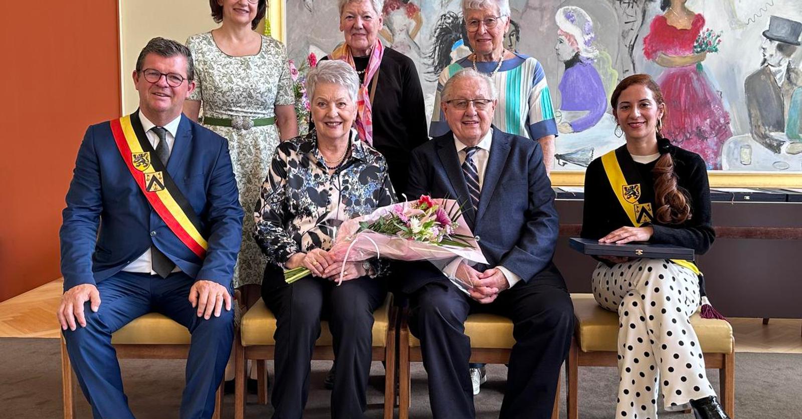 Daniël en Myriam uit Oostende vieren diamanten huwelijksverjaardag - KW.be