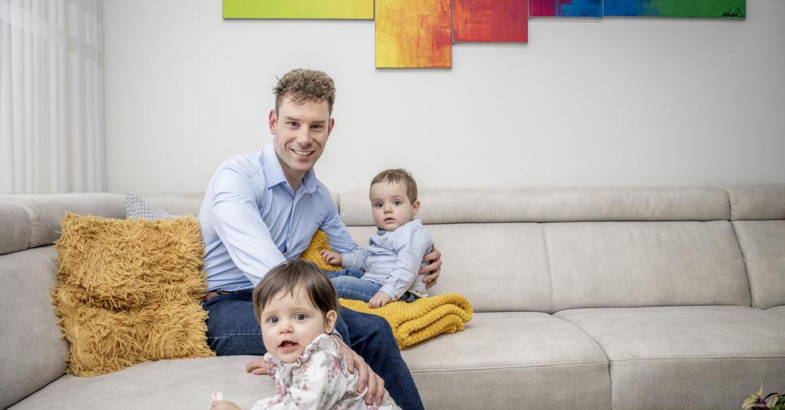 Een bijzondere Vaderdag: Glenn Martens werd vader van een tweeling ...