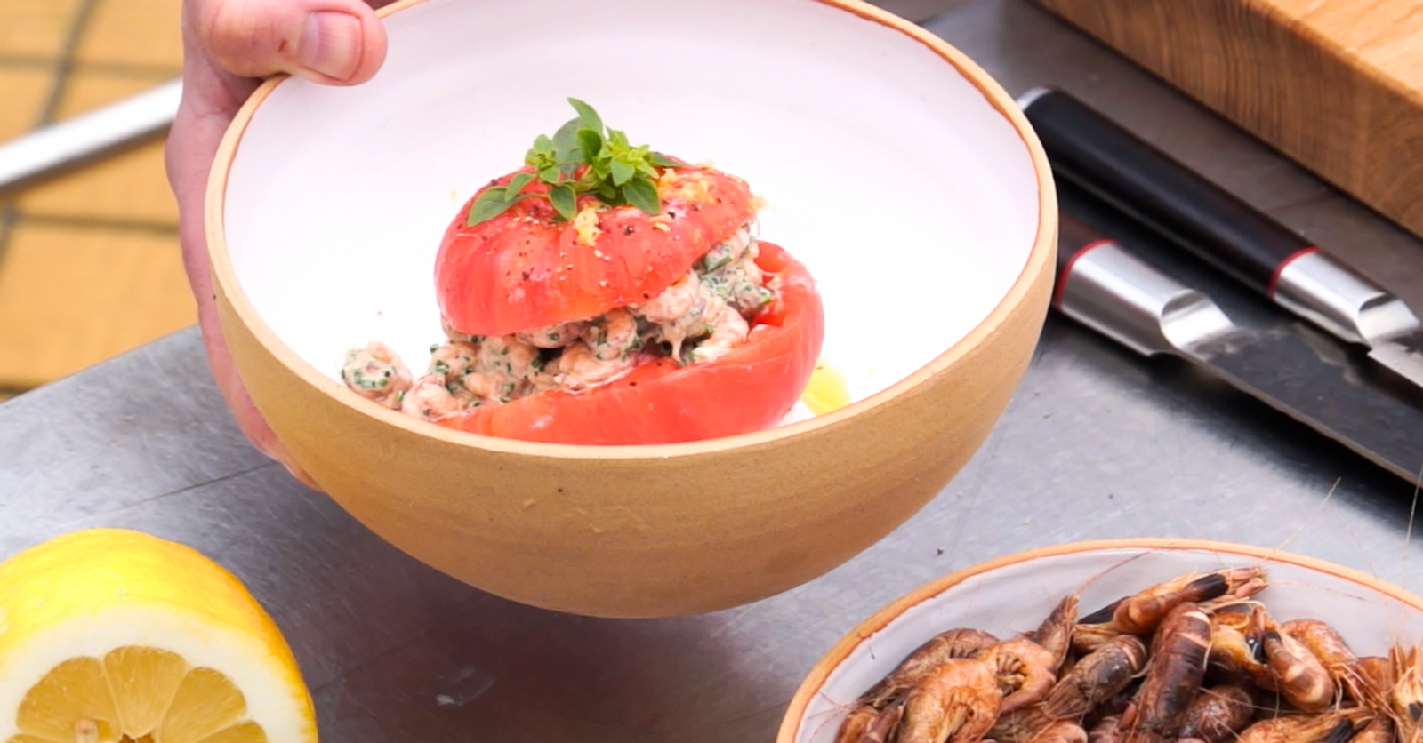 Voici la recette de la tomate crevettes parfaite selon un chef étoilé