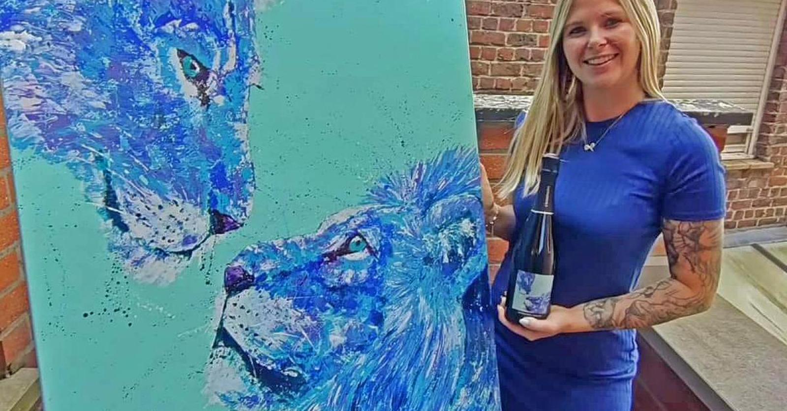 Kunst van Lisa-Marie wordt champagne - KW.be