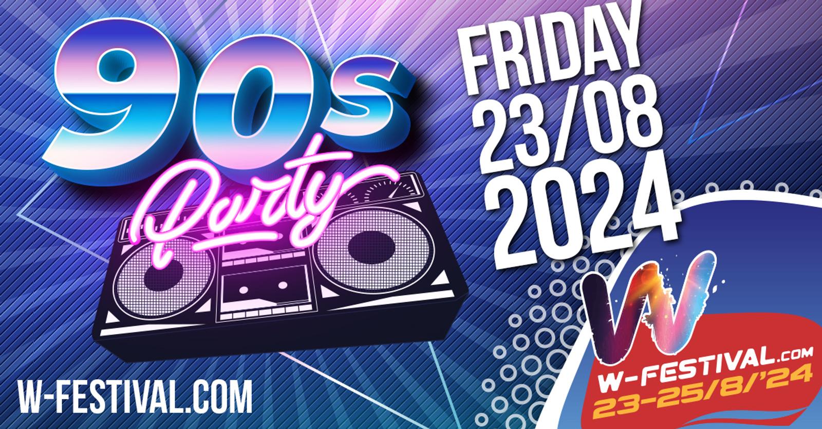 Win een ticket voor de 90s party op W-festival op 23 augustus - KW.be