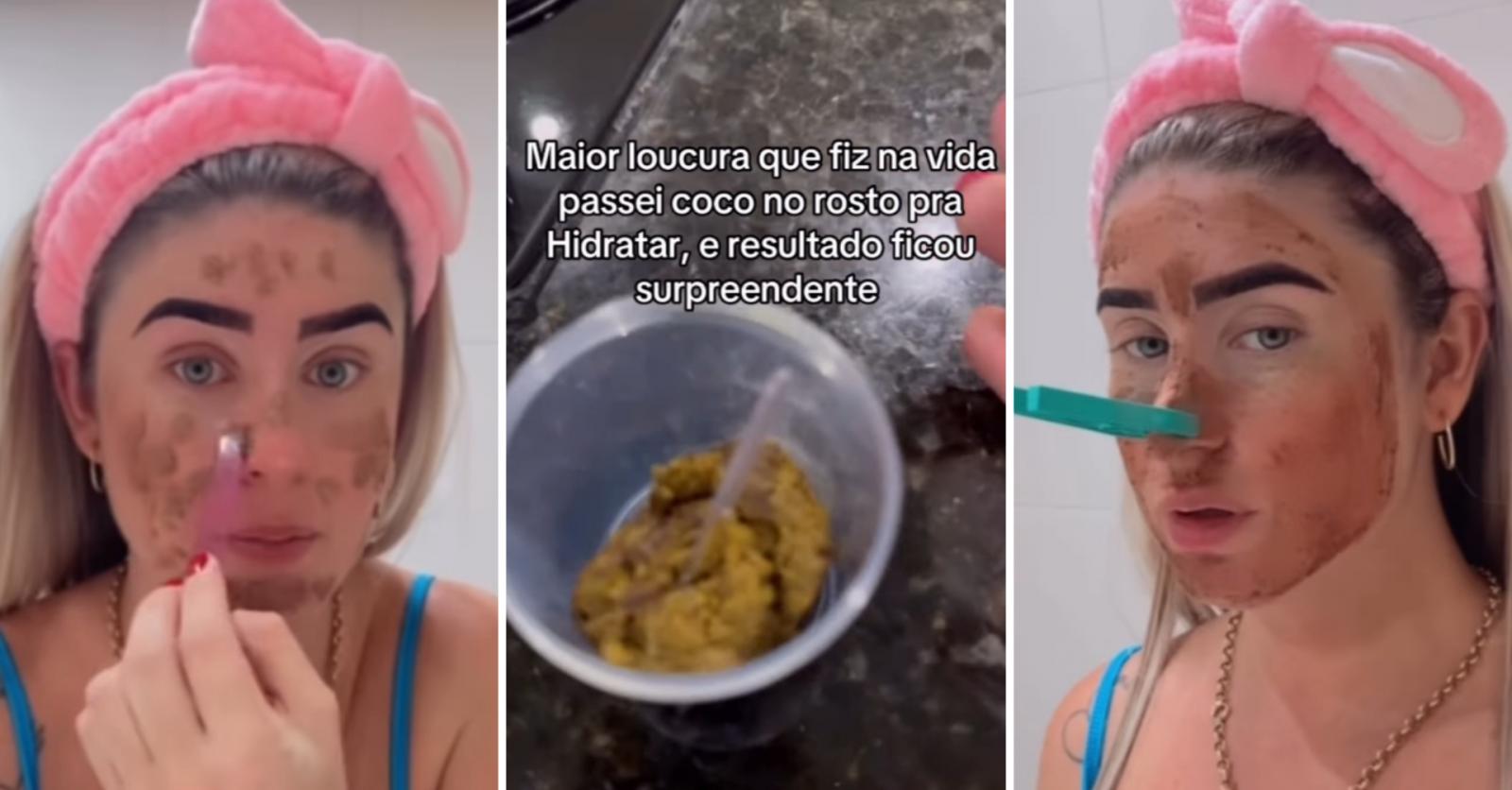 WTF: cette influenceuse promeut le masque au caca