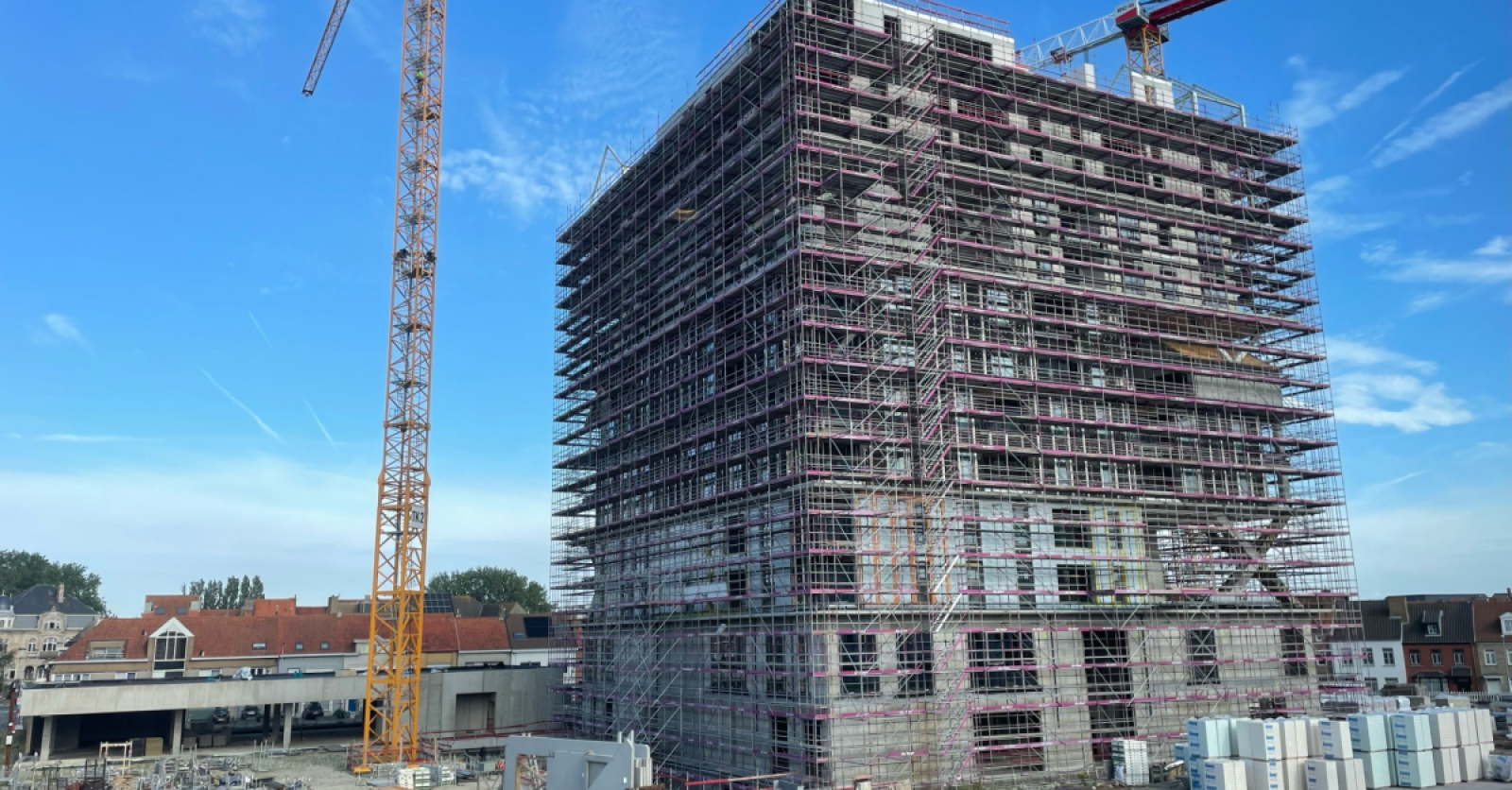 Ruwbouw van HOOST-project in Knokke-Heist bijna voltooid - KW.be